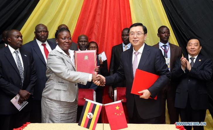 Chinese Top Legislator Pledges Closer Ties With Uganda